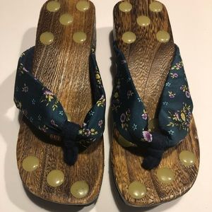 Disney | Shoes | Japanese Wooden Sandals With Pressure Points | Poshmark
